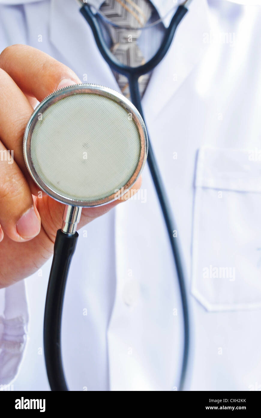 Doctor and stethoscope Stock Photo - Alamy