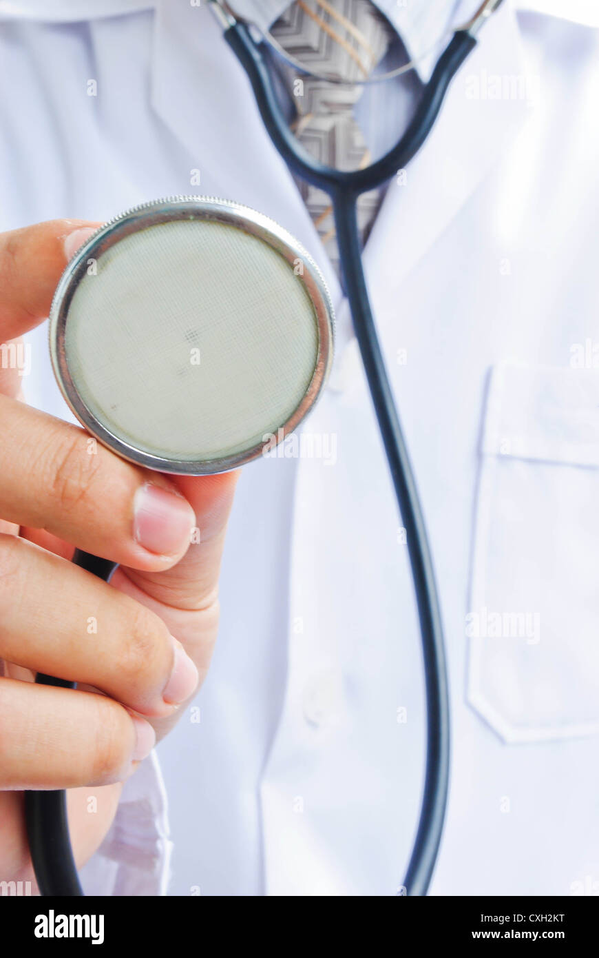 Doctor and stethoscope Stock Photo - Alamy
