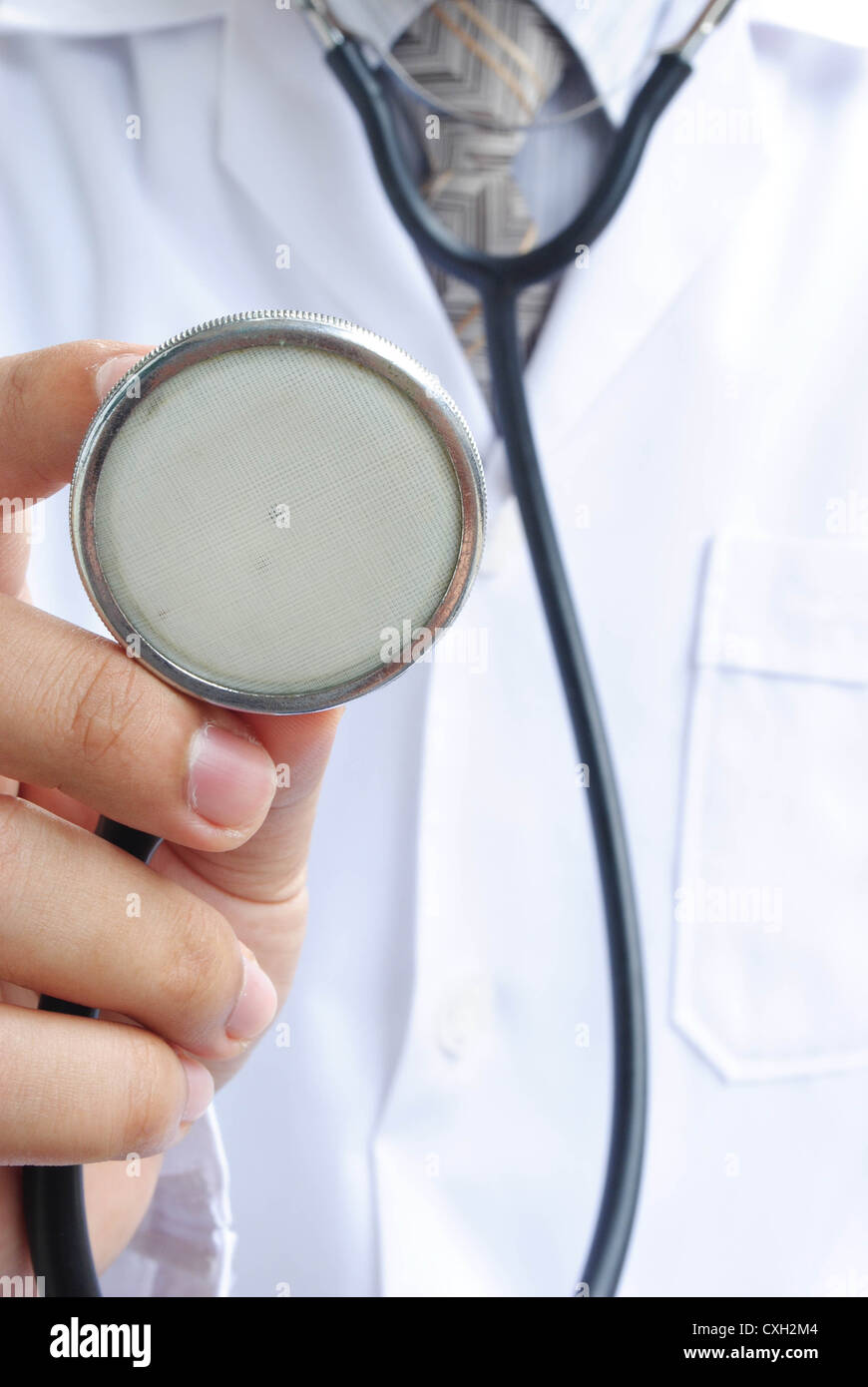 Doctor and stethoscope Stock Photo - Alamy
