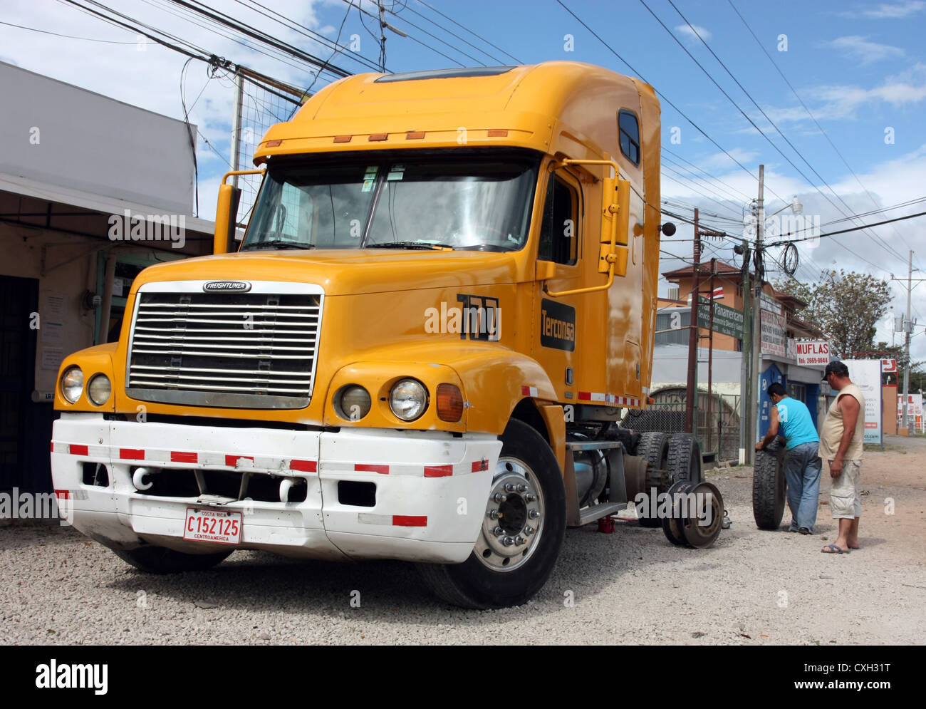 American truck honduras hi-res stock photography and images - Alamy
