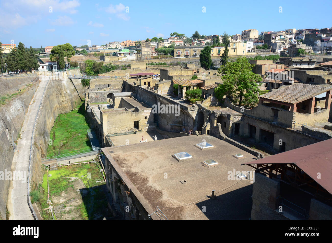 Herculaneum excavations hi-res stock photography and images - Alamy