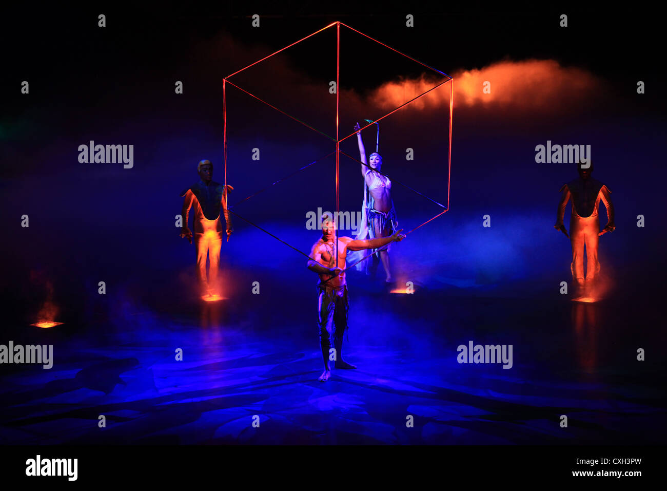 Cirque du Soleil - Mystère - performance in Las Vegas Stock Photo - Alamy
