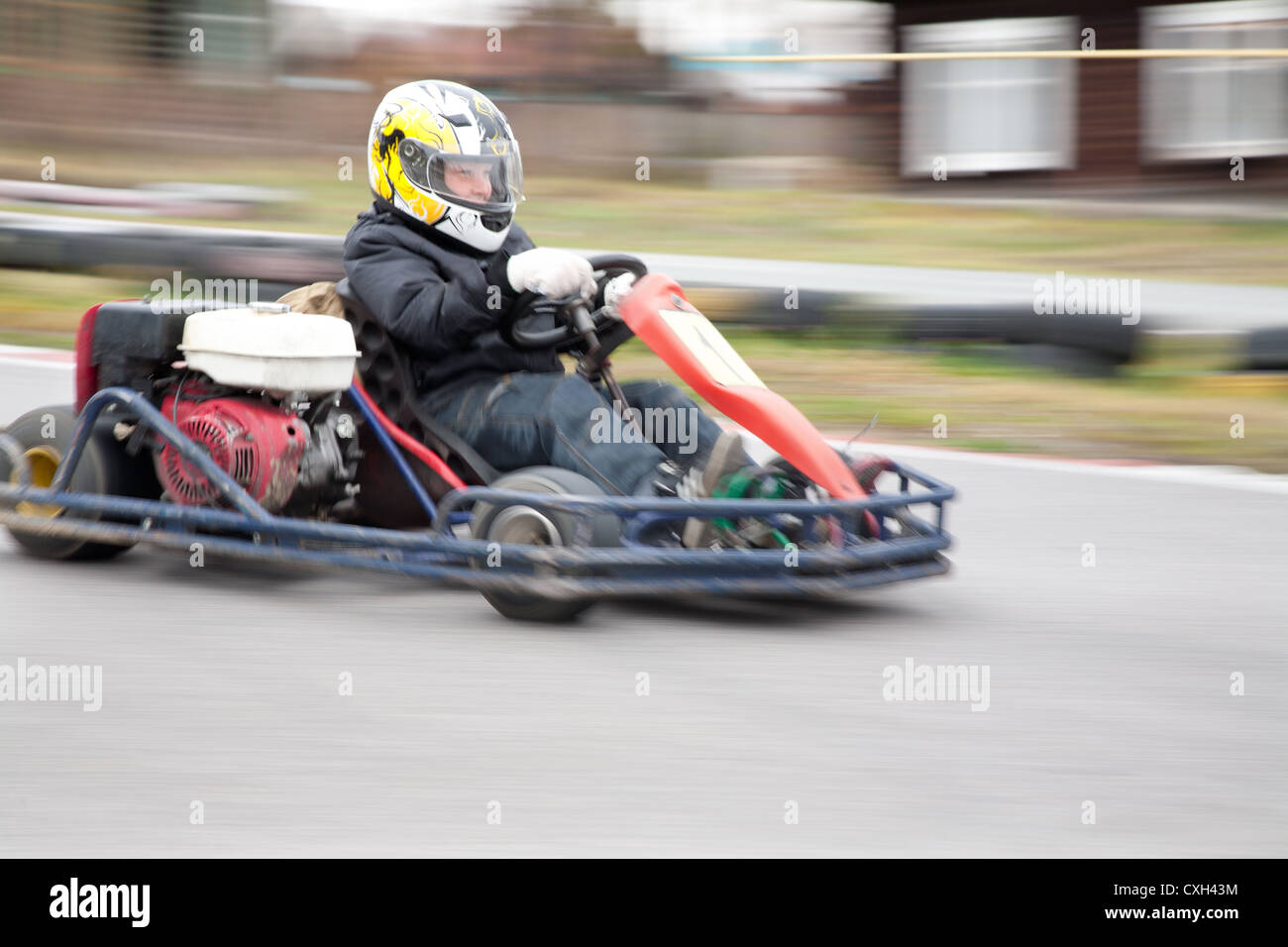 Gokart speed race hi-res stock photography and images - Alamy