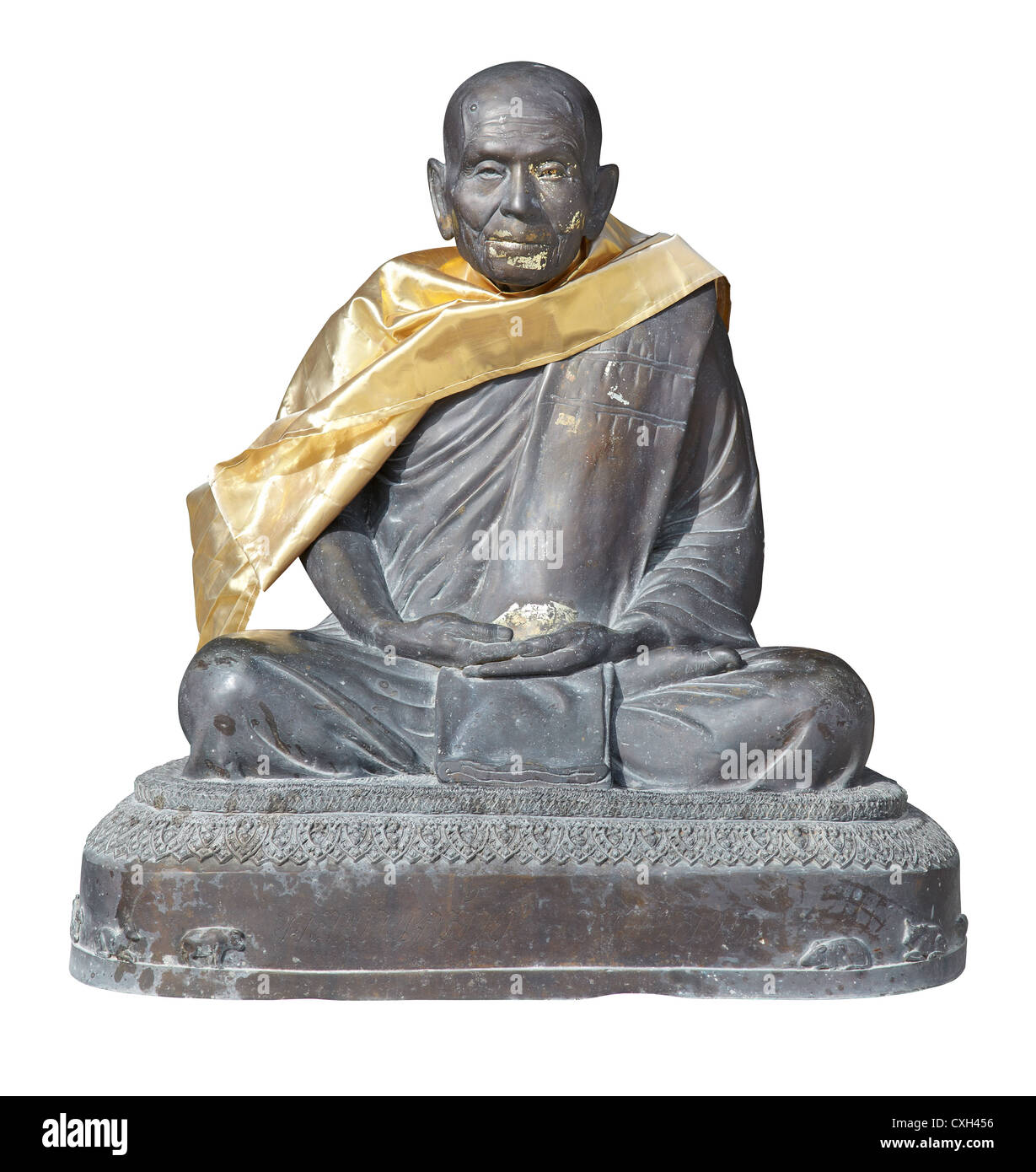 Buddhist monk meditation pose hi-res stock photography and images - Alamy