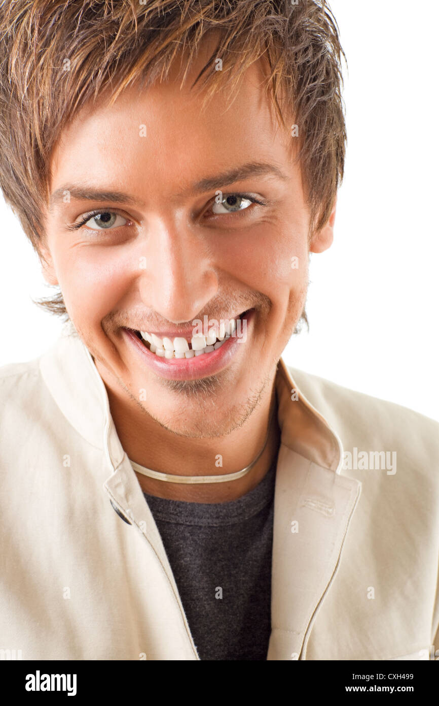 Portrait of a young man Stock Photo - Alamy