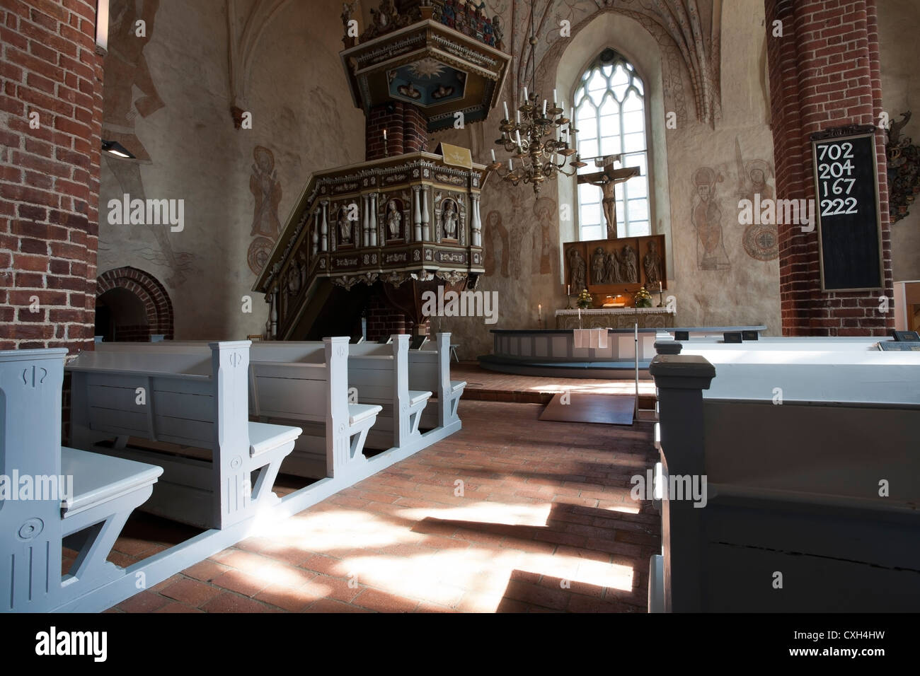 Medieval church, Pyhtää Finland Europe Stock Photo - Alamy