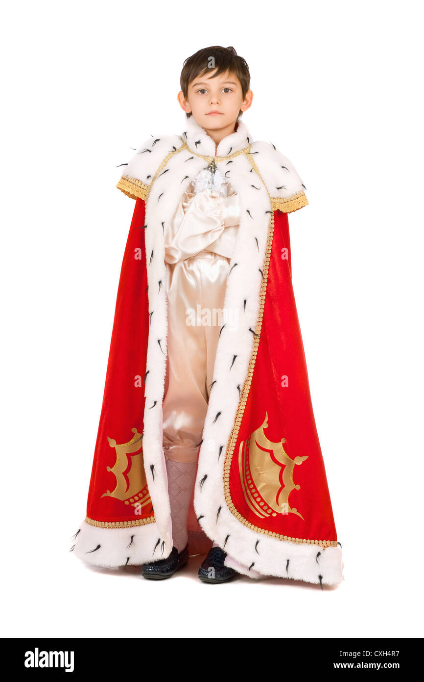 Boy dressed in a robe Stock Photo - Alamy