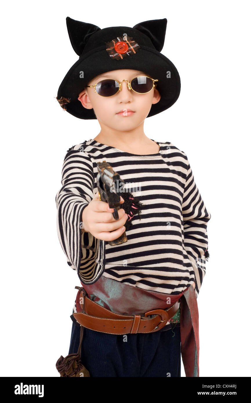 boy dressed as pirate Stock Photo - Alamy