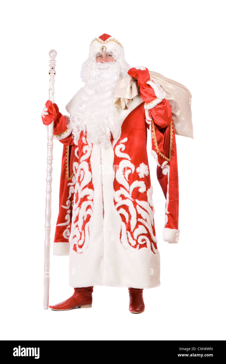 Ded moroz santa claus snow hi-res stock photography and images - Alamy