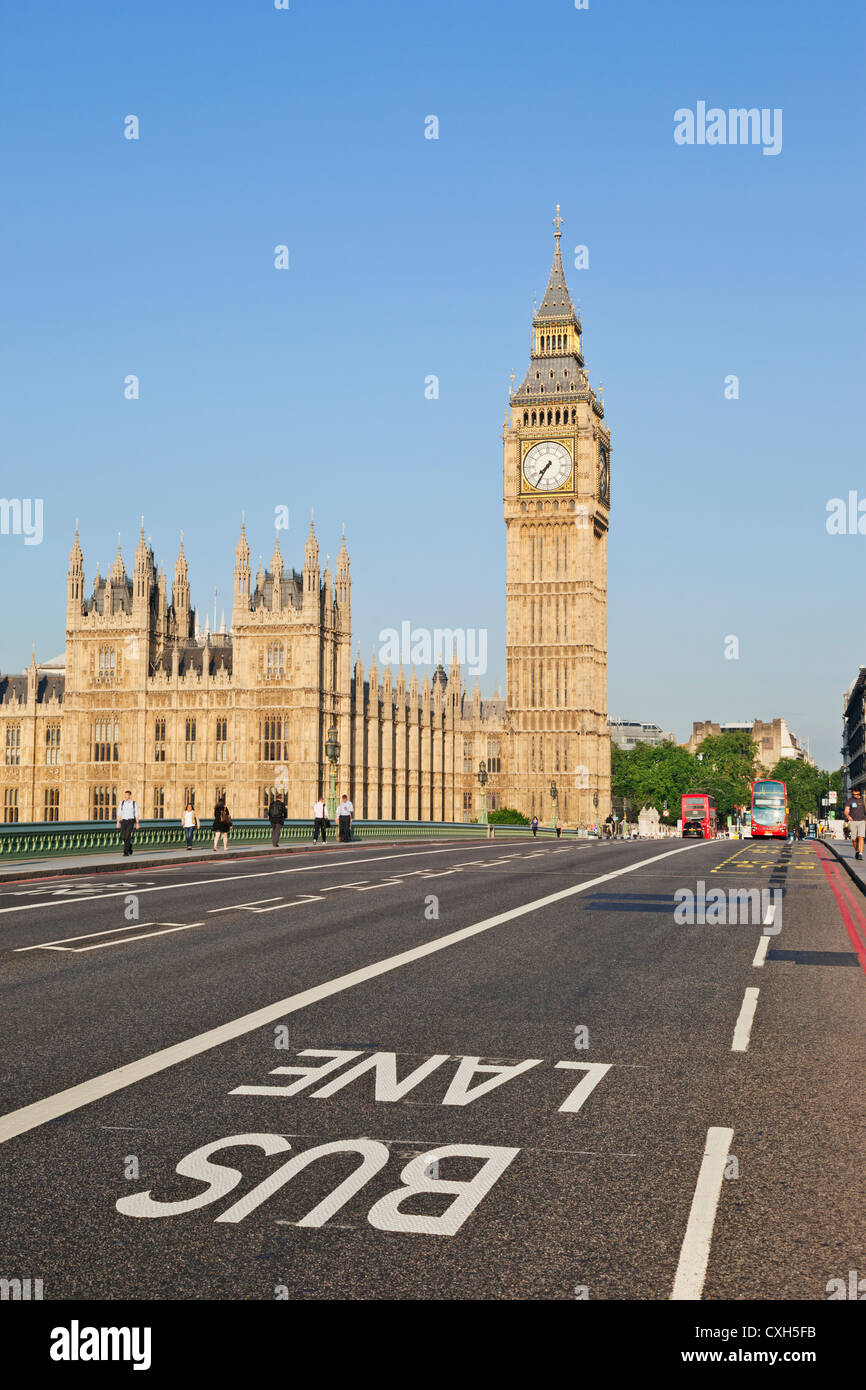 England, London, Westminster, Big Ben and Westminster Bridge Stock Photo - Alamy