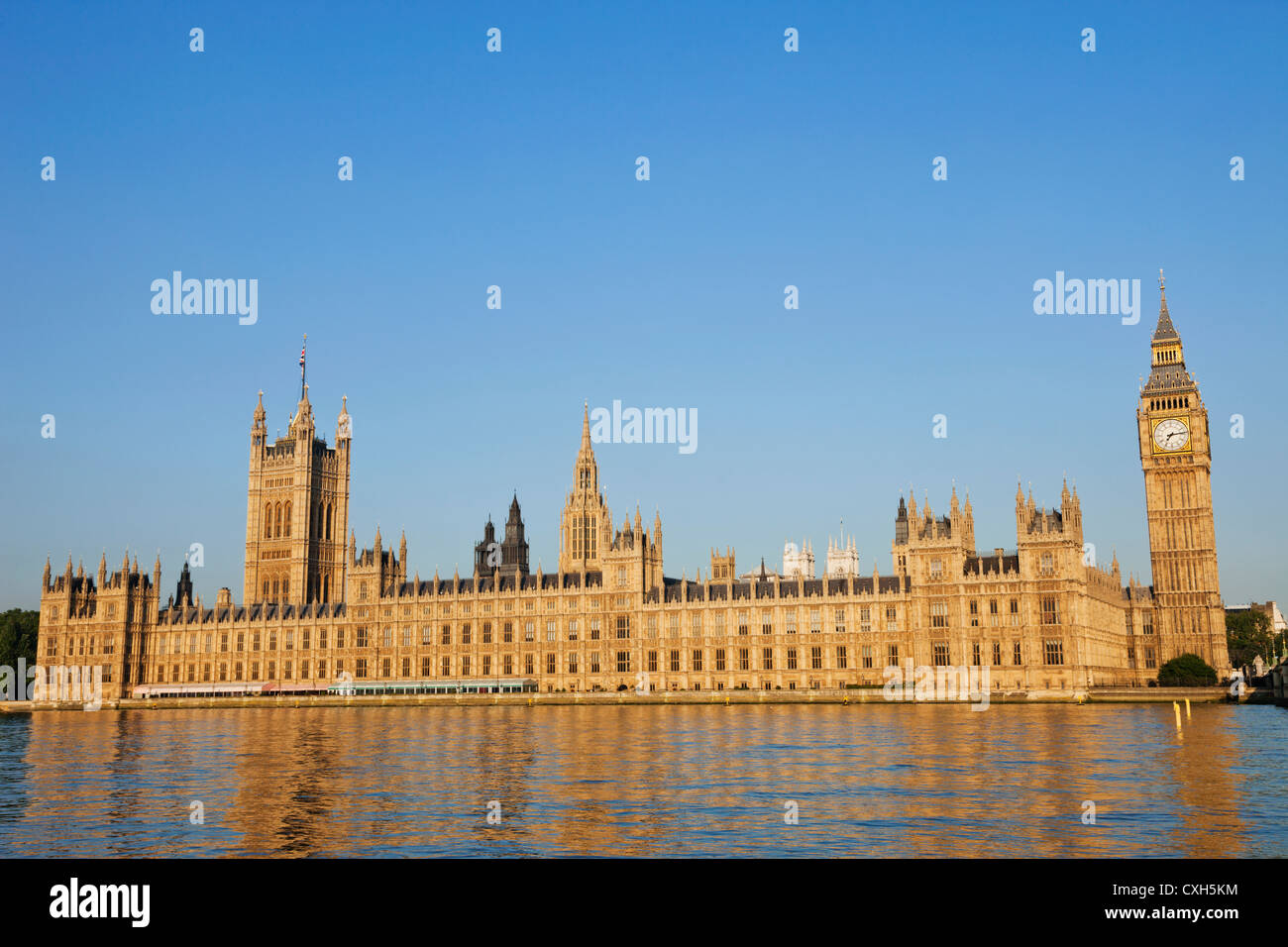 England, London, Westminster, Big Ben and Houses of Parliament Stock ...