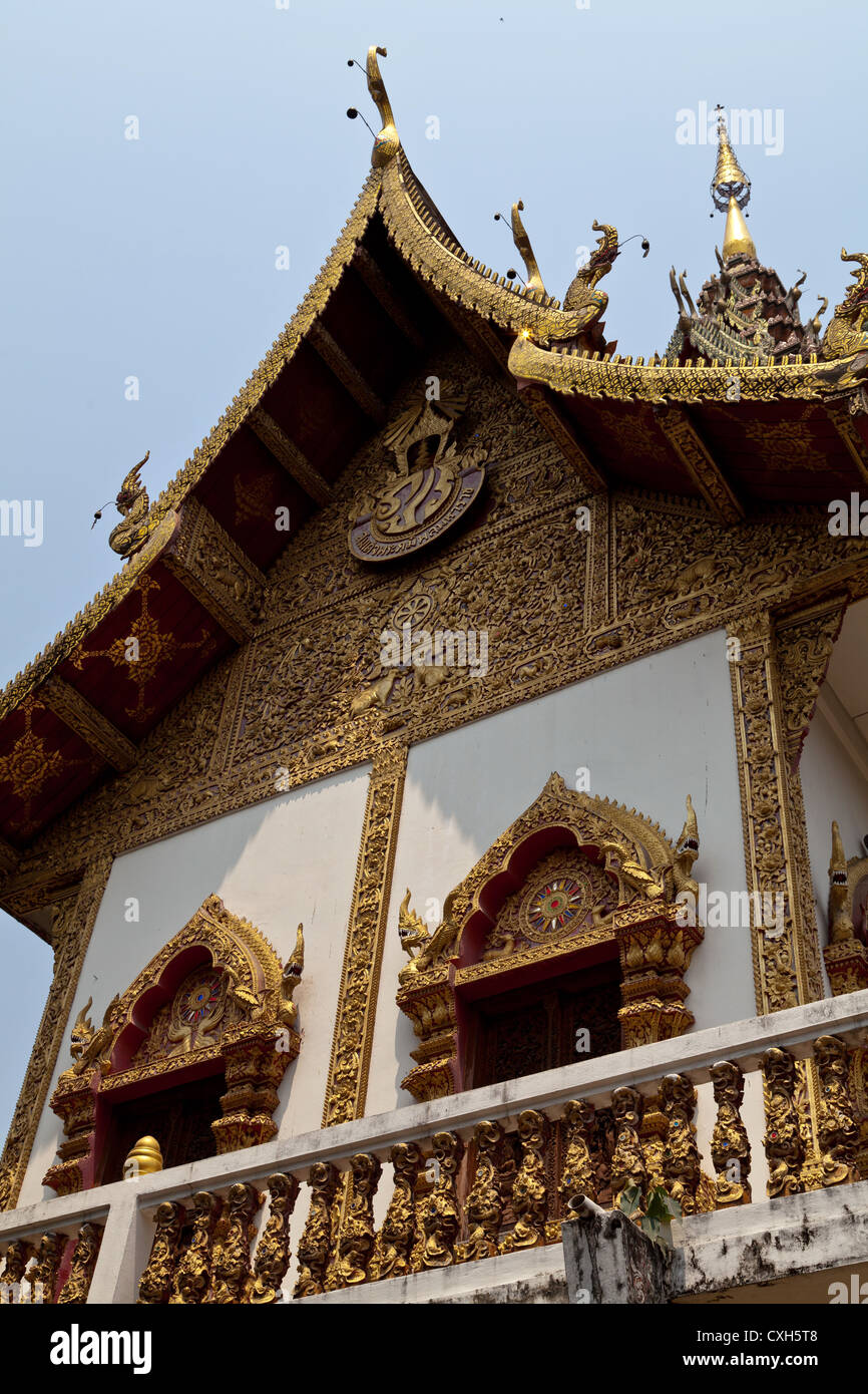 The Temple Wat Buppharam in Chiang Mai in Thailand Stock Photo - Alamy
