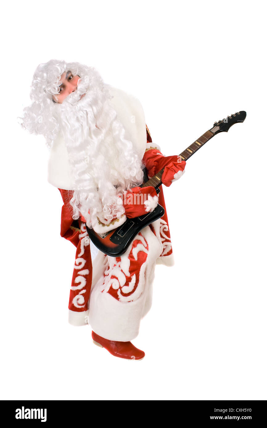 Guitarist man plays guitar Cut Out Stock Images & Pictures - Alamy