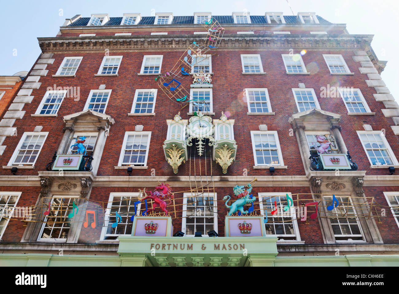 England, London, Piccadilly, Fortnum and Mason Store Stock Photo - Alamy