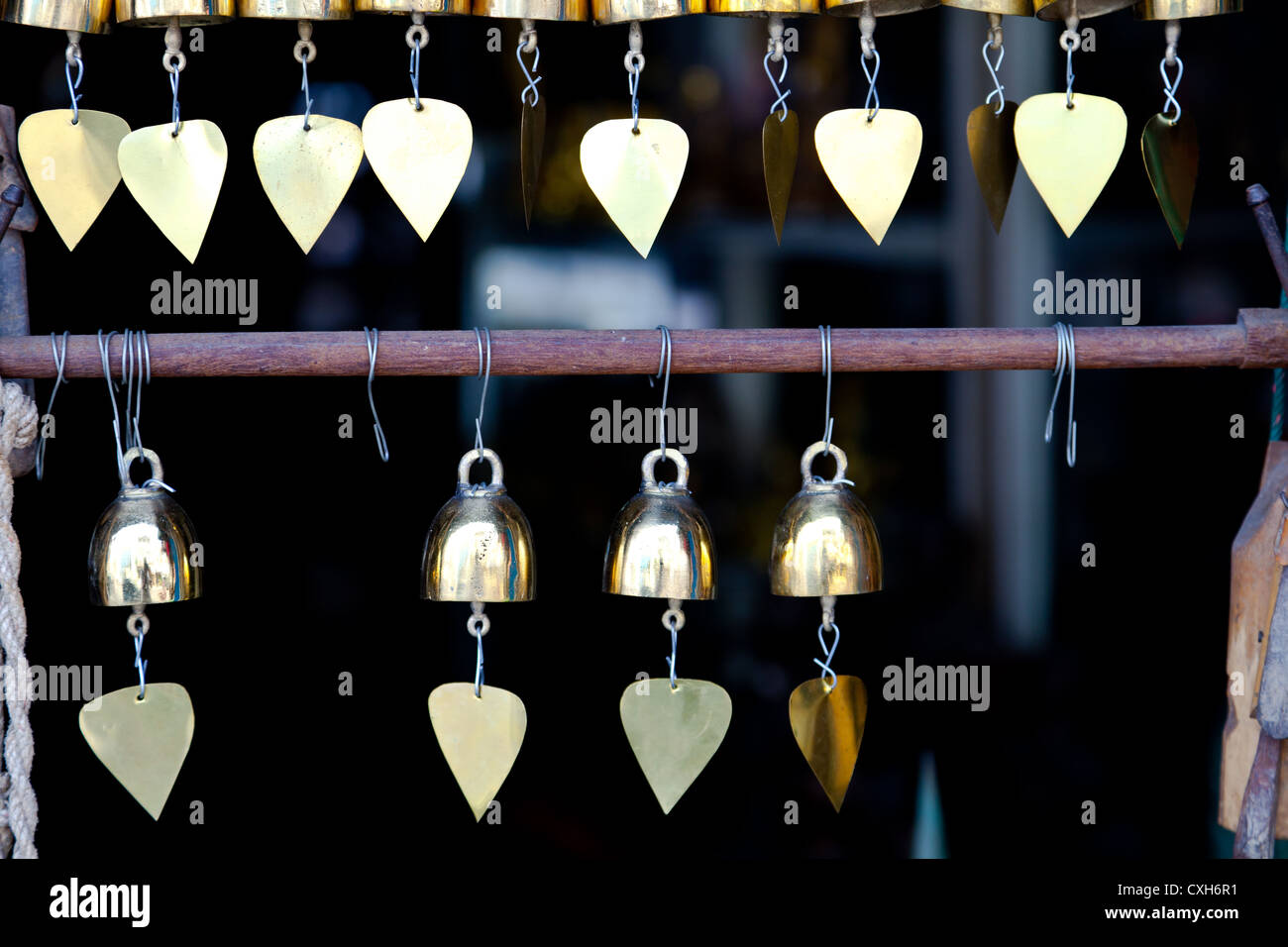 Small Bells in Chiang Mai Stock Photo - Alamy