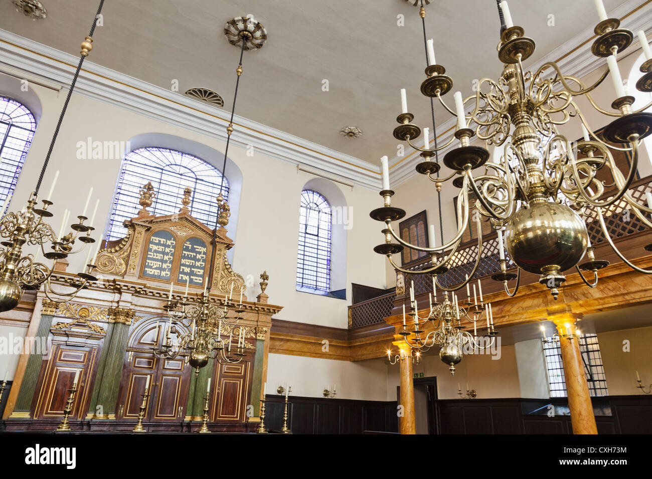 England, London, The City, Bevis Marks Synagogue Stock Photo - Alamy