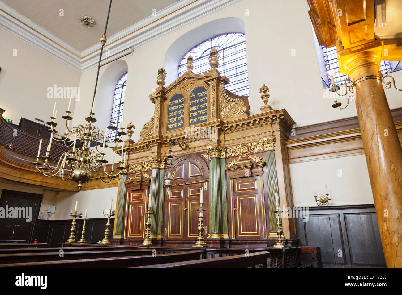 England, London, The City, Bevis Marks Synagogue Stock Photo - Alamy