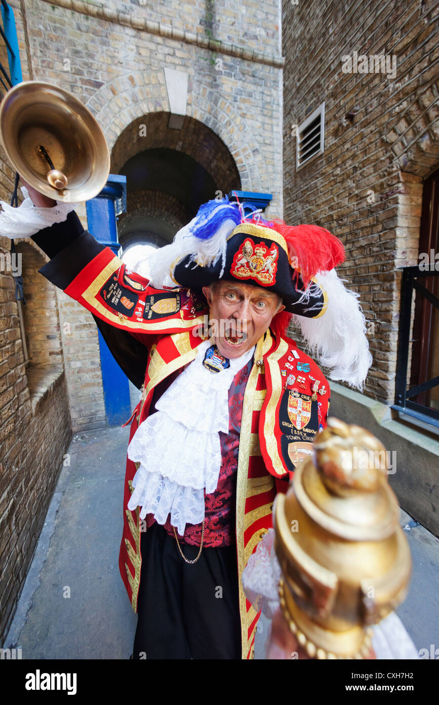 England, London, Town Crier Stock Photo - Alamy