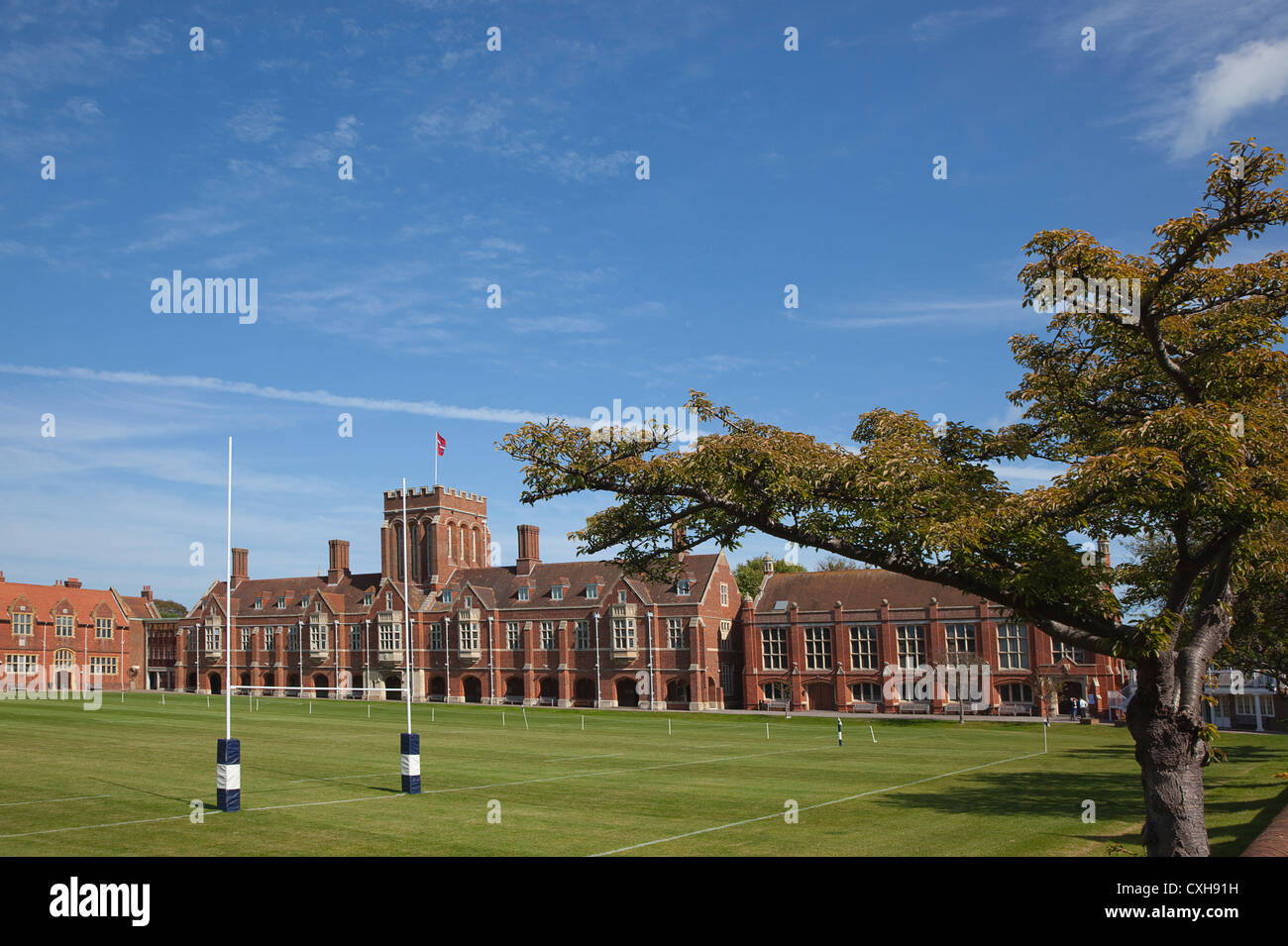England, East Sussex, Eastbourne College independent boarding school ...