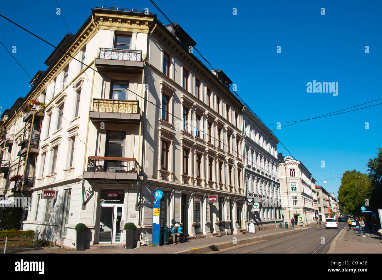 Frognerveien street Frogner district Oslo Norway Europe Stock Photo - Alamy