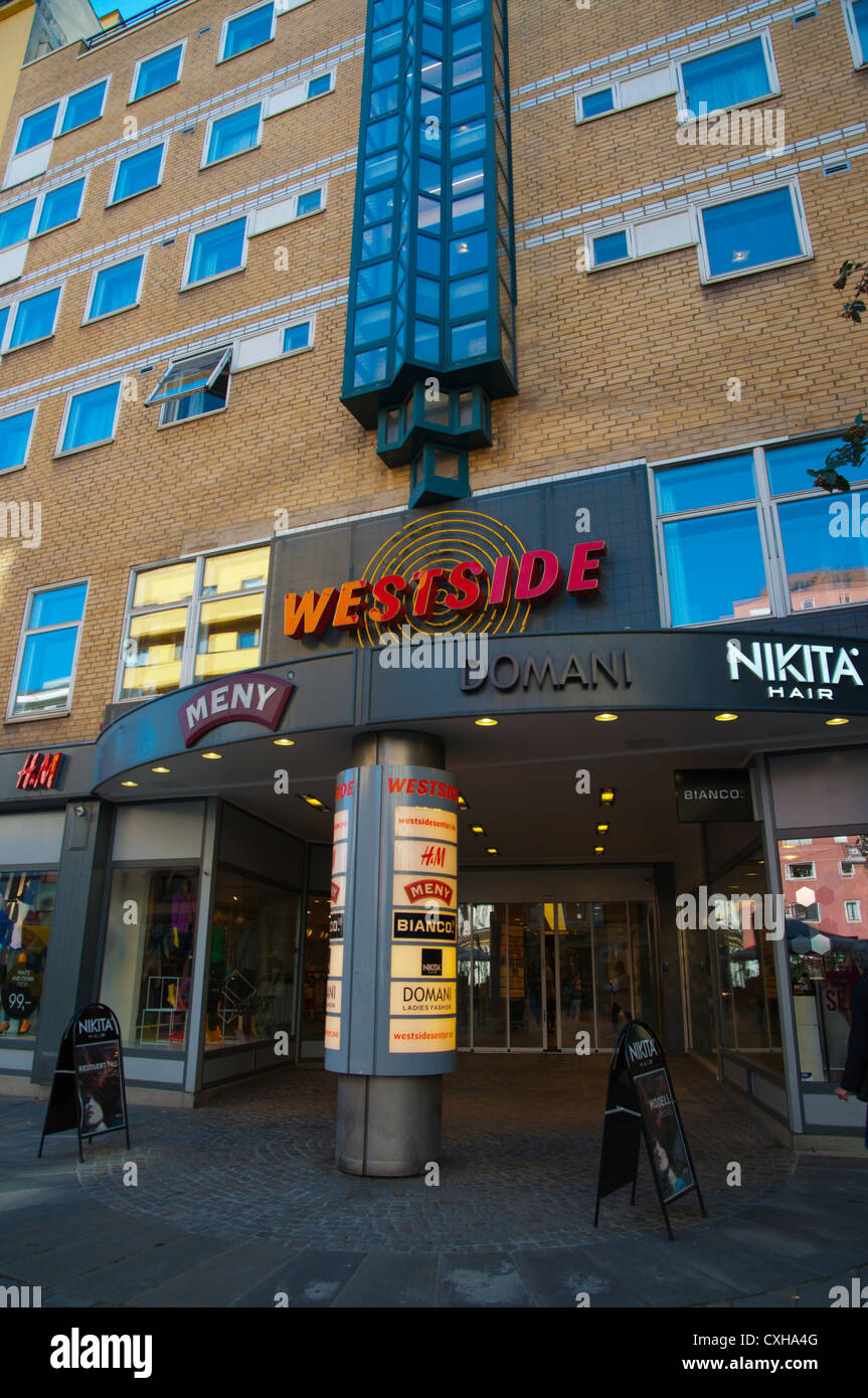 Westside shopping centre Bogstadveien shopping street Majorstuen ...