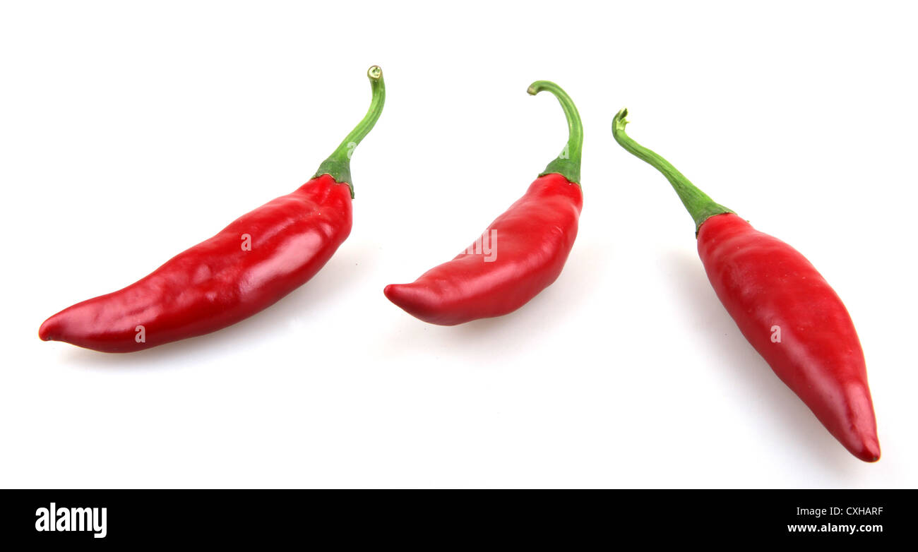 Red chilli peppers Stock Photo - Alamy