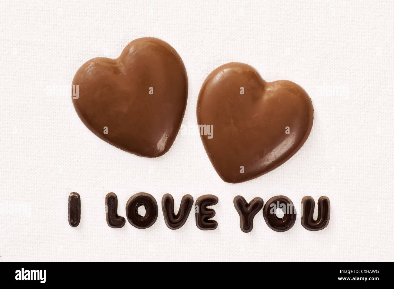 Two hearts in love Stock Photo - Alamy