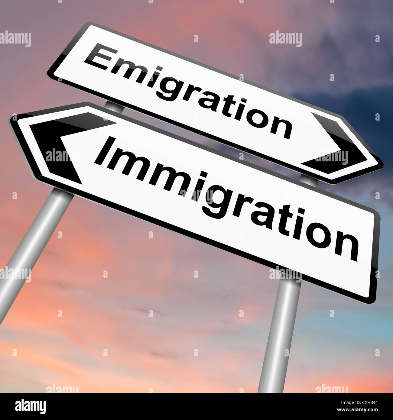 Emigration and immigration hi-res stock photography and images - Alamy