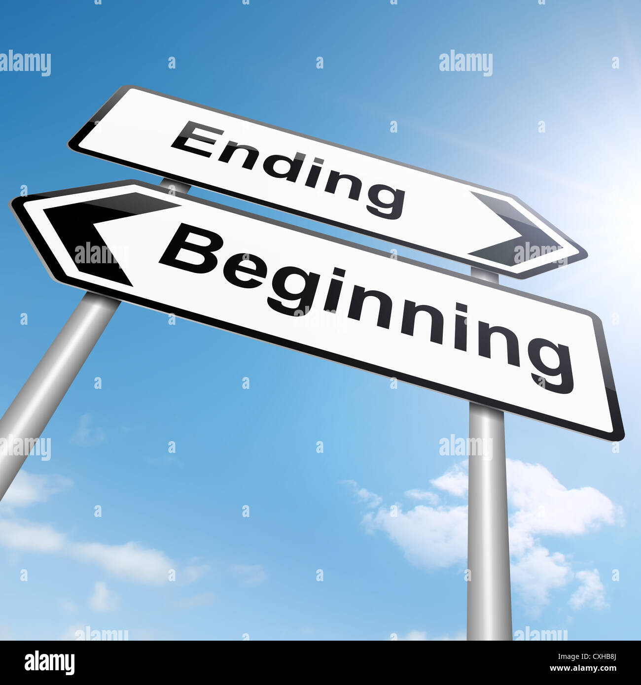 End or begin Stock Photo - Alamy
