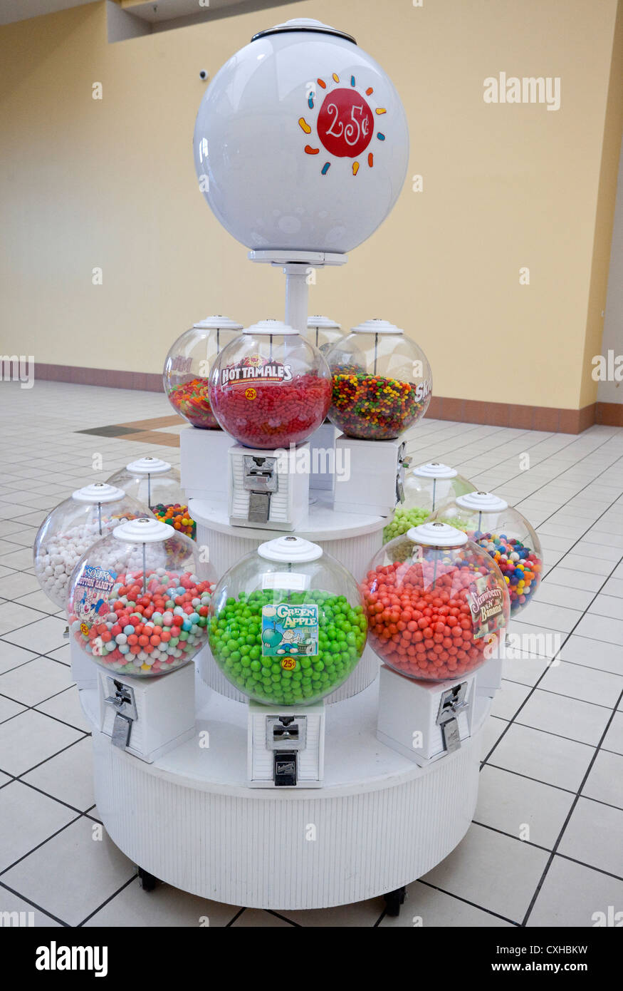 Sweet vending machine, Miami, USA Stock Photo - Alamy