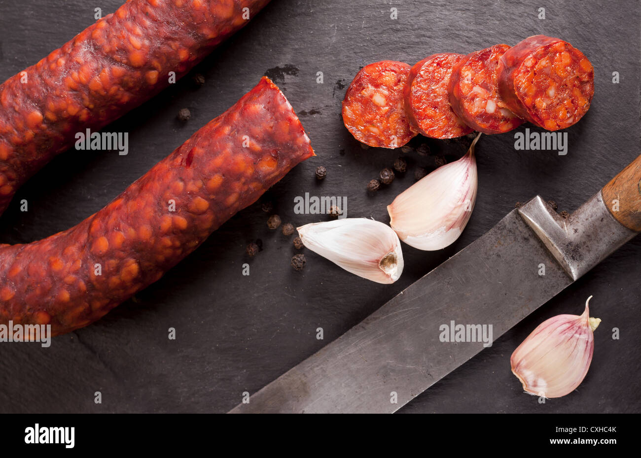 Spanish chorizo hi-res stock photography and images - Alamy