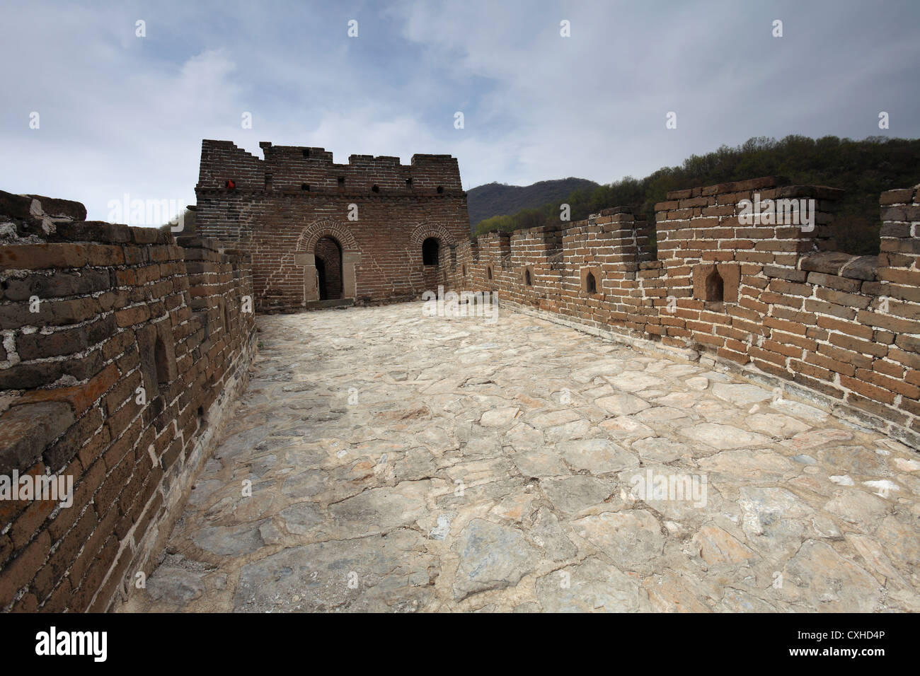The Mutianyu section of the Great Wall of China, Mutianyu valley ...