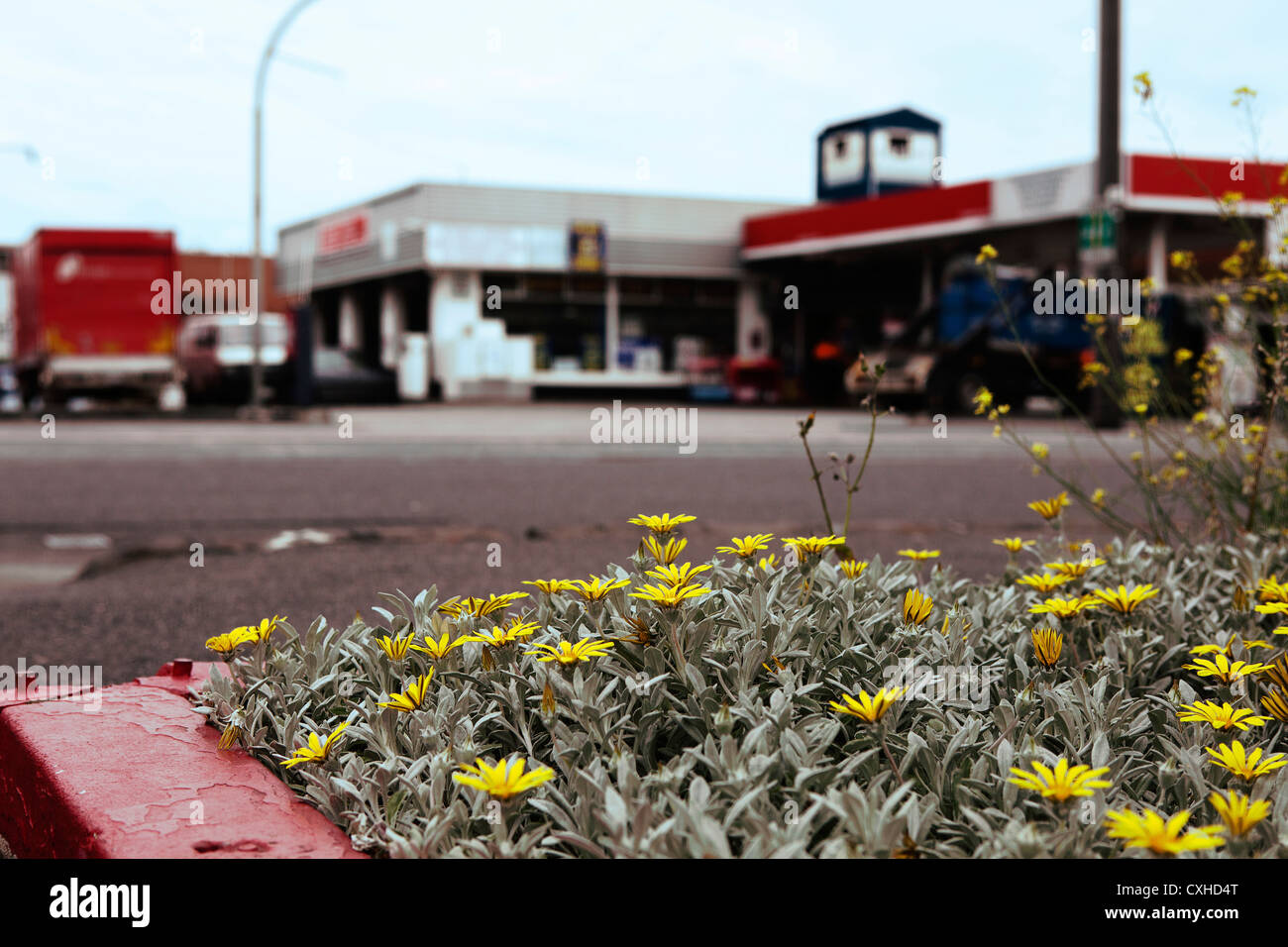Service station. Brunswick East, Melbourne, Victoria Stock Photo - Alamy