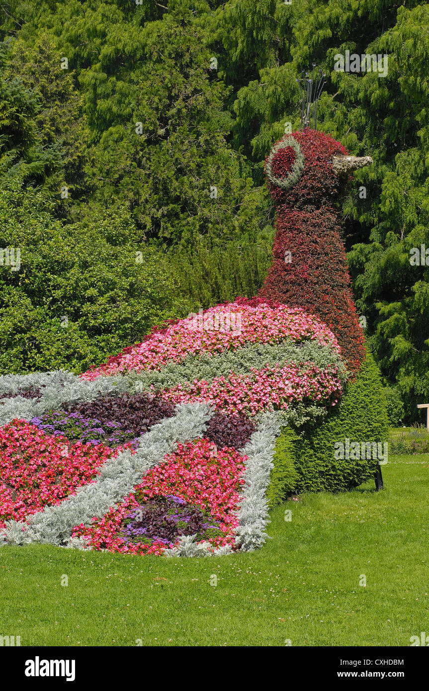 Mainau, Flower Island, Flowers sculpture, Baden-Wuerttemberg, Germany ...