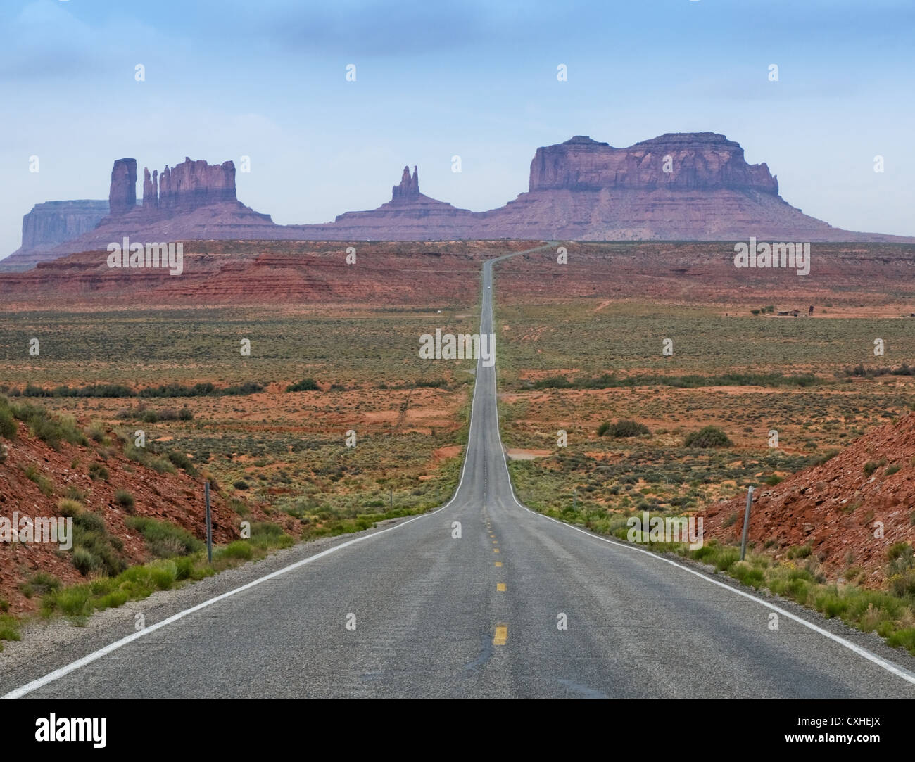 The Road to Monument Valley, Utah, USA Stock Photo - Alamy
