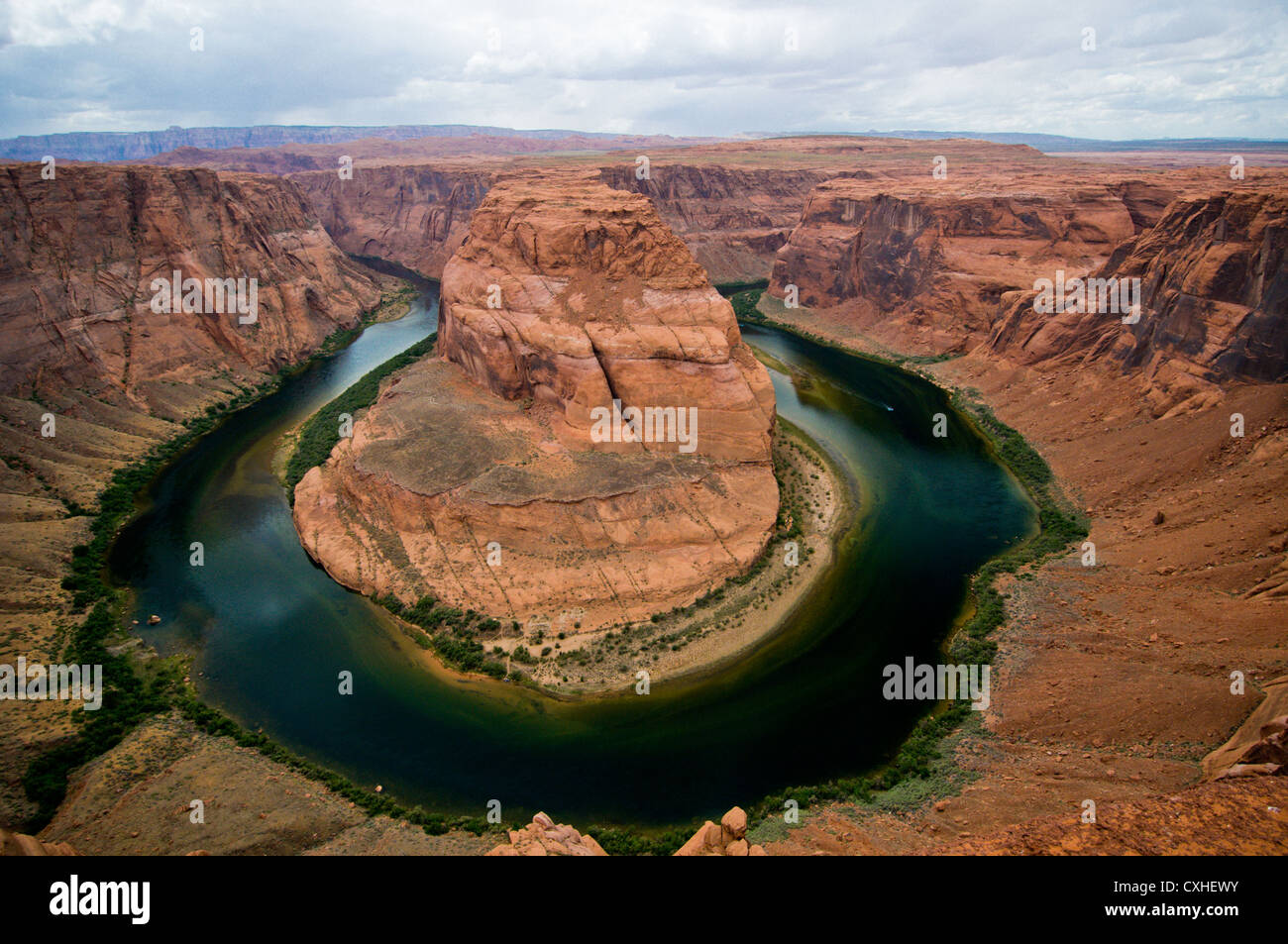 Horseshoe bend, Colorado River, Arizona Stock Photo - Alamy