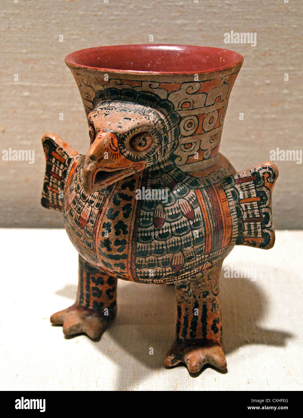 Eagle Vessel Mexico Eastern Nahua Mesoamerica 13th - 16th Century ...