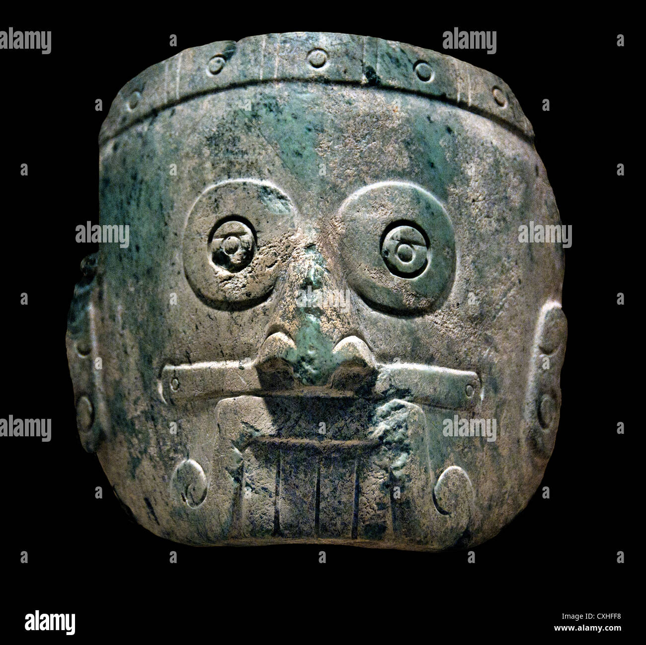 Rain God Mask 13th–14th century Mexico Mesoamerica Mixtec Serpentine 14 ...