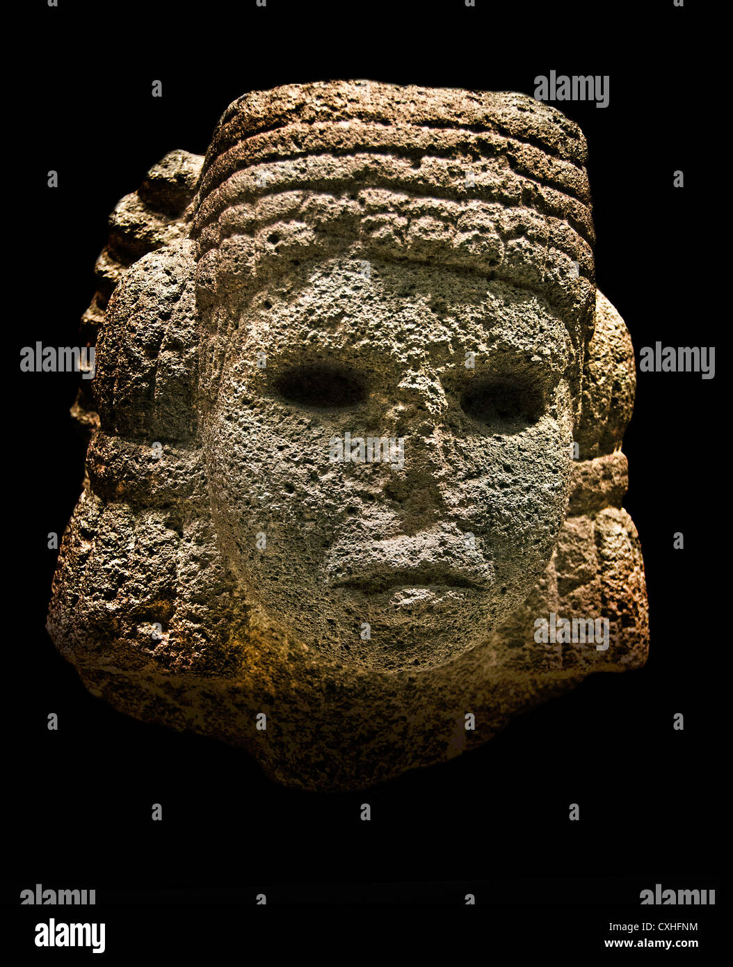 Head of a Water Deity Chalchiuhtlicue 15th century Mexico Mesoamerica ...
