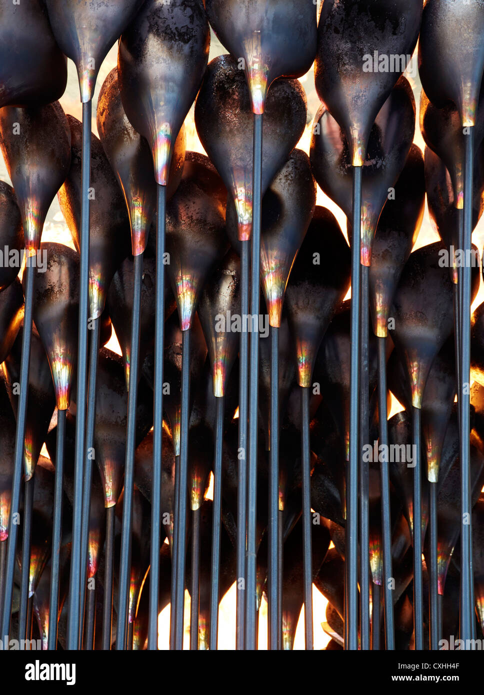 Olympic Cauldron, London, United Kingdom. Architect: Heatherwick Studio ...