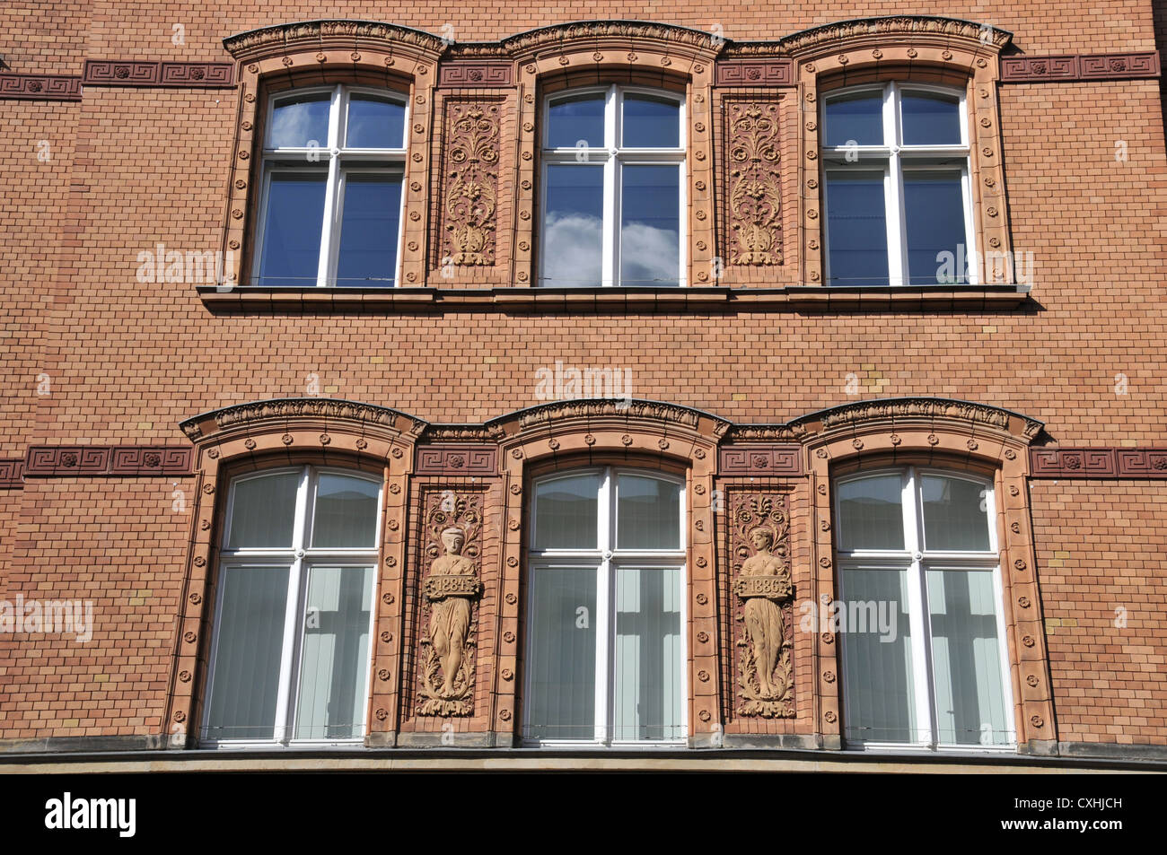 ancient building details of facade, Berlin, Germany Stock Photo - Alamy