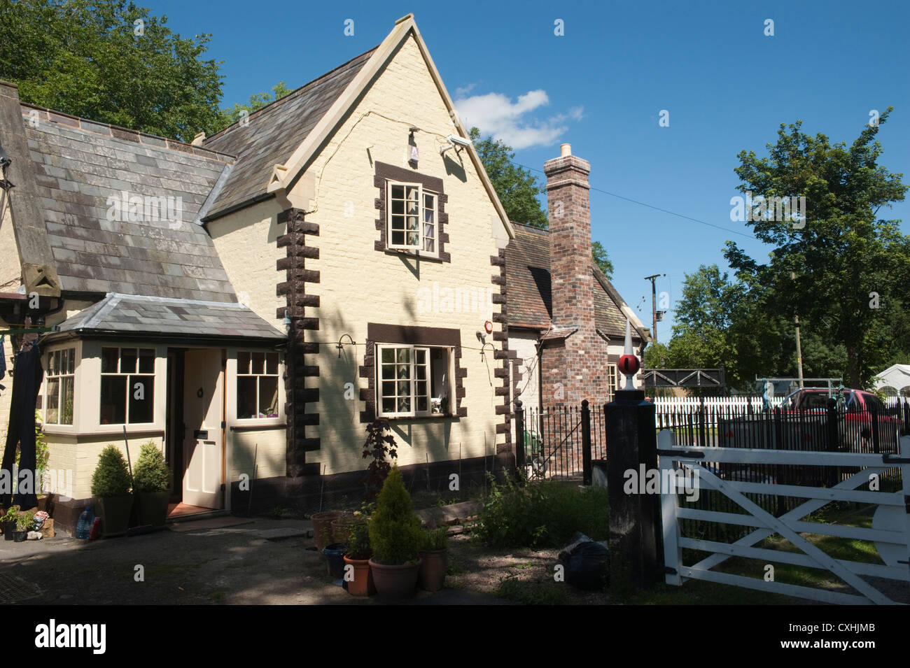 Titley Junction railway station Stock Photo - Alamy