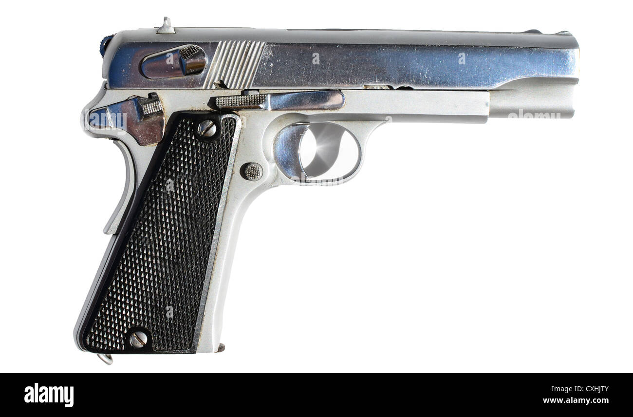 Modern rifle isolated on white hi-res stock photography and images - Alamy