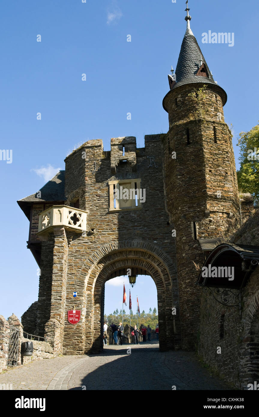 Gateway to Cochem Castle, Mosel Valley, Germany Stock Photo - Alamy