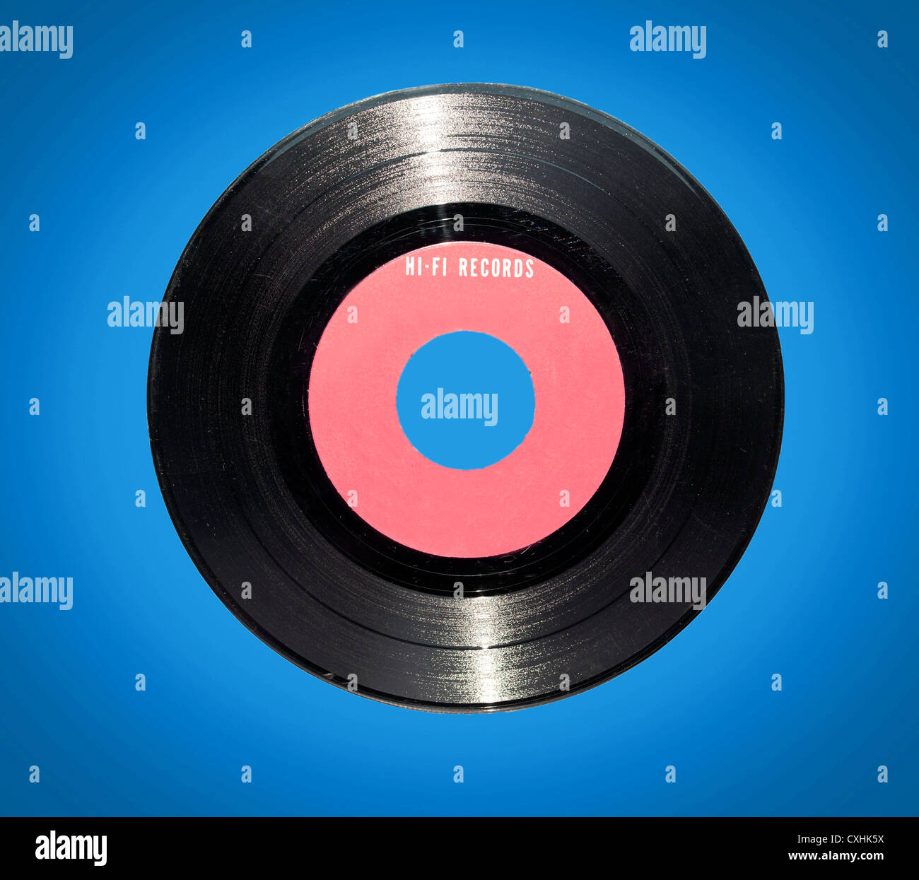 Blue vinyl plate hi-res stock photography and images - Alamy
