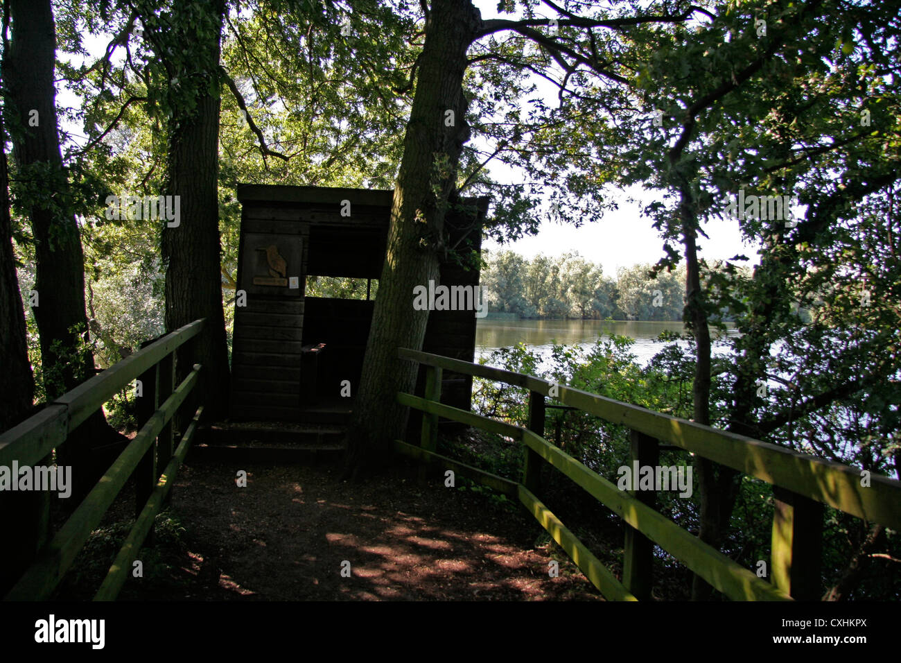 Kingfisher Hide Paxton Pits Nature Reserve St Neots Cambridgeshire ...