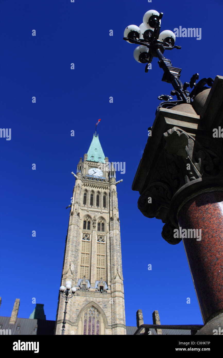 The Peace Tower on Parliament Hill, Ottawa, Canada Stock Photo - Alamy