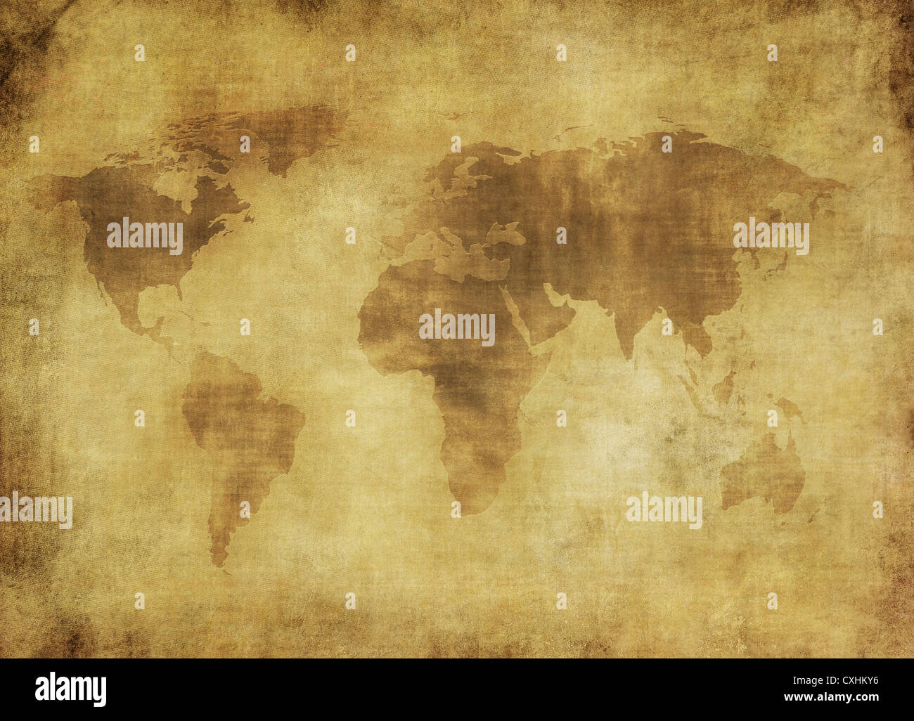 ancient map of the world Stock Photo - Alamy