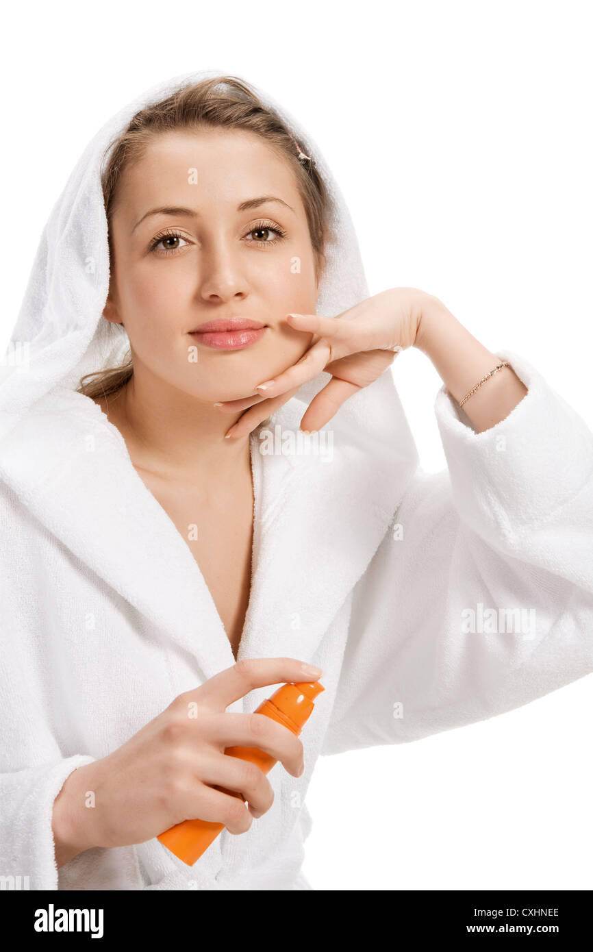 Portrait of Fresh and Beautiful woman Stock Photo - Alamy
