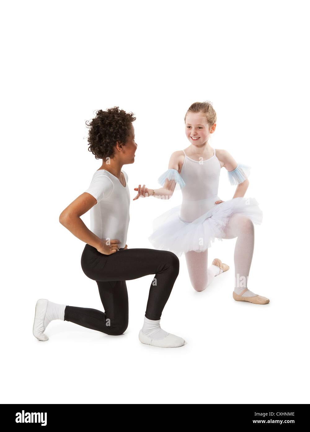 interracial children dancing together Stock Photo - Alamy